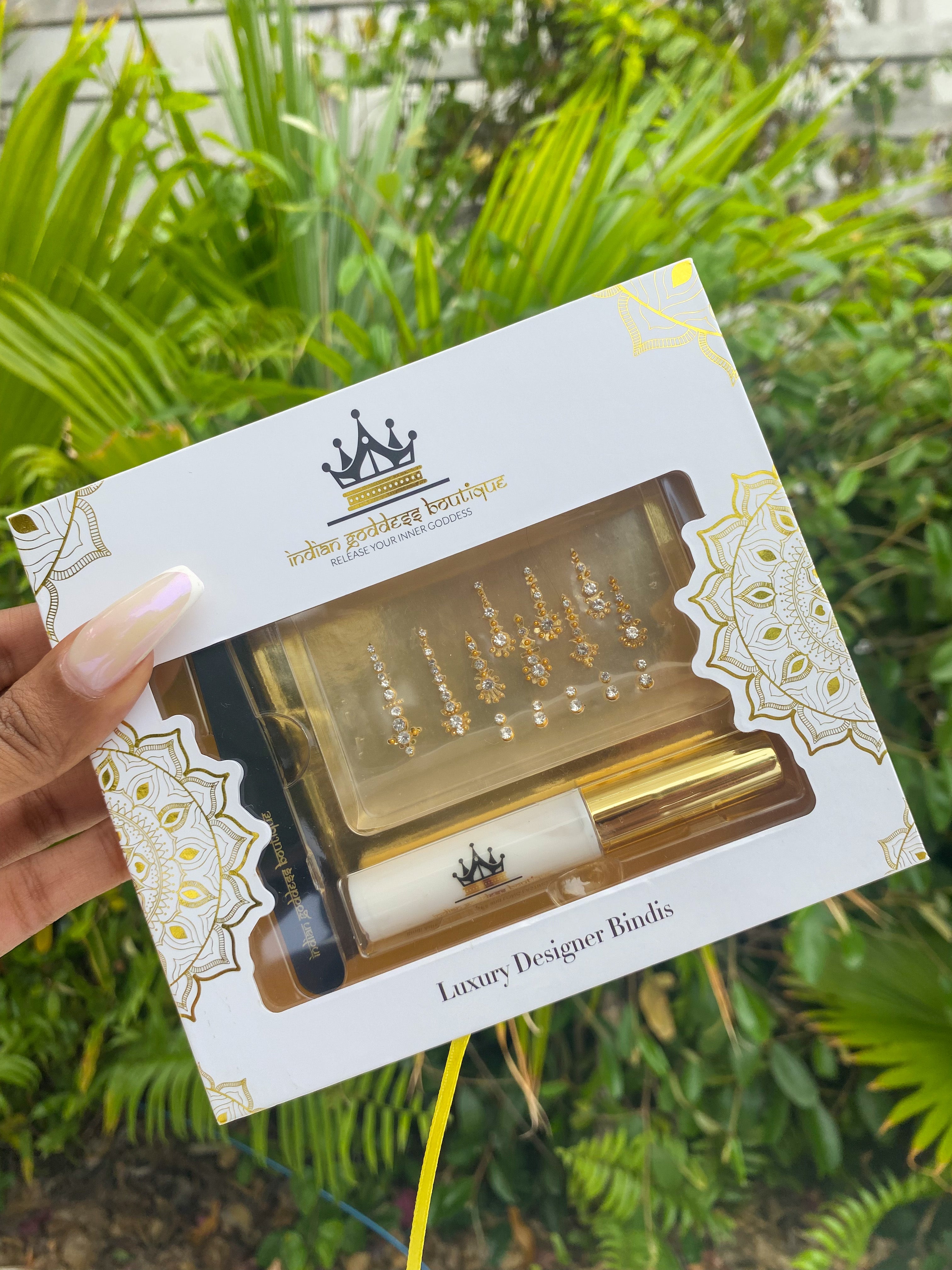 Gold Bindis - CROWN Collection – Indian Goddess Boutique llc